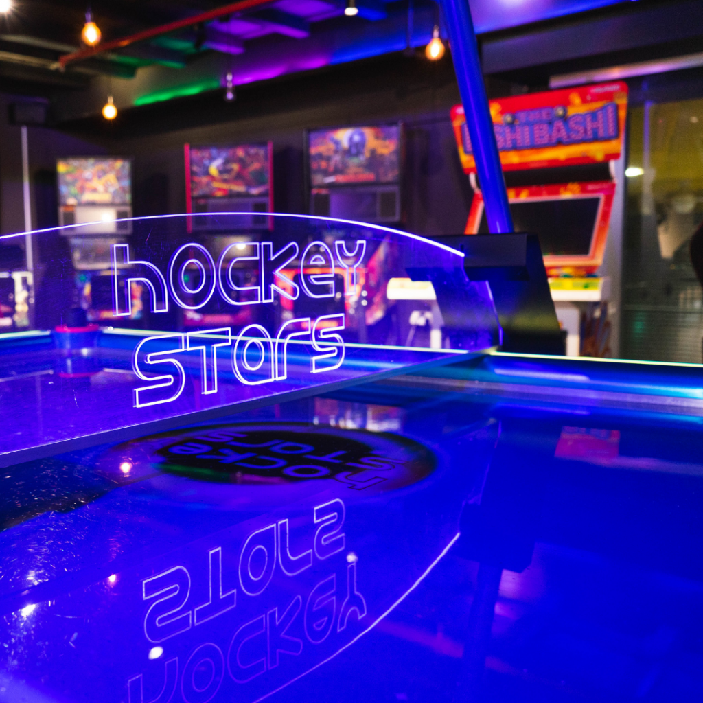 Galaxis Coin Op Air Hockey Table | The Men's Cave Site