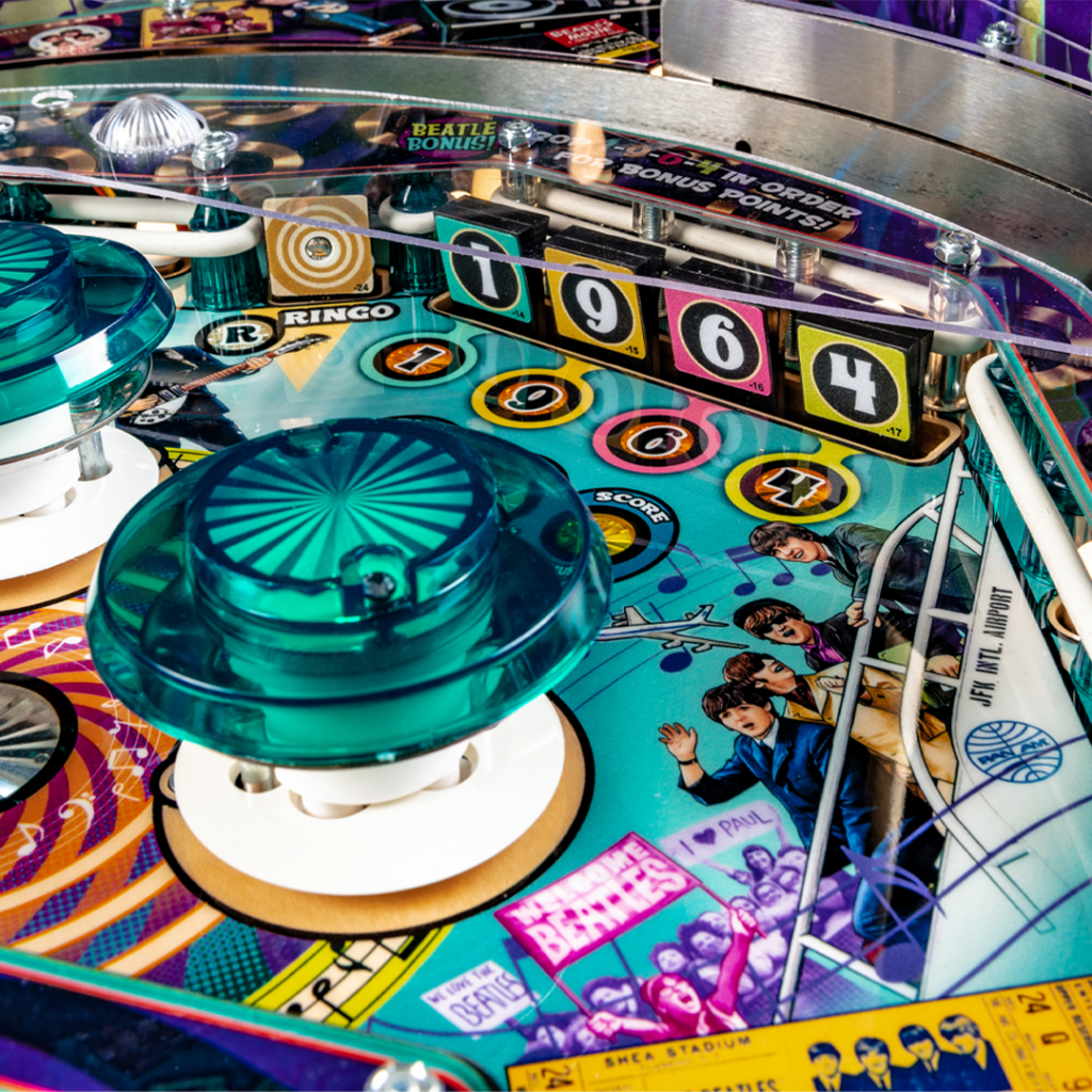 The Beatles (Gold) Pinball Machine | The Men's Cave Official Website