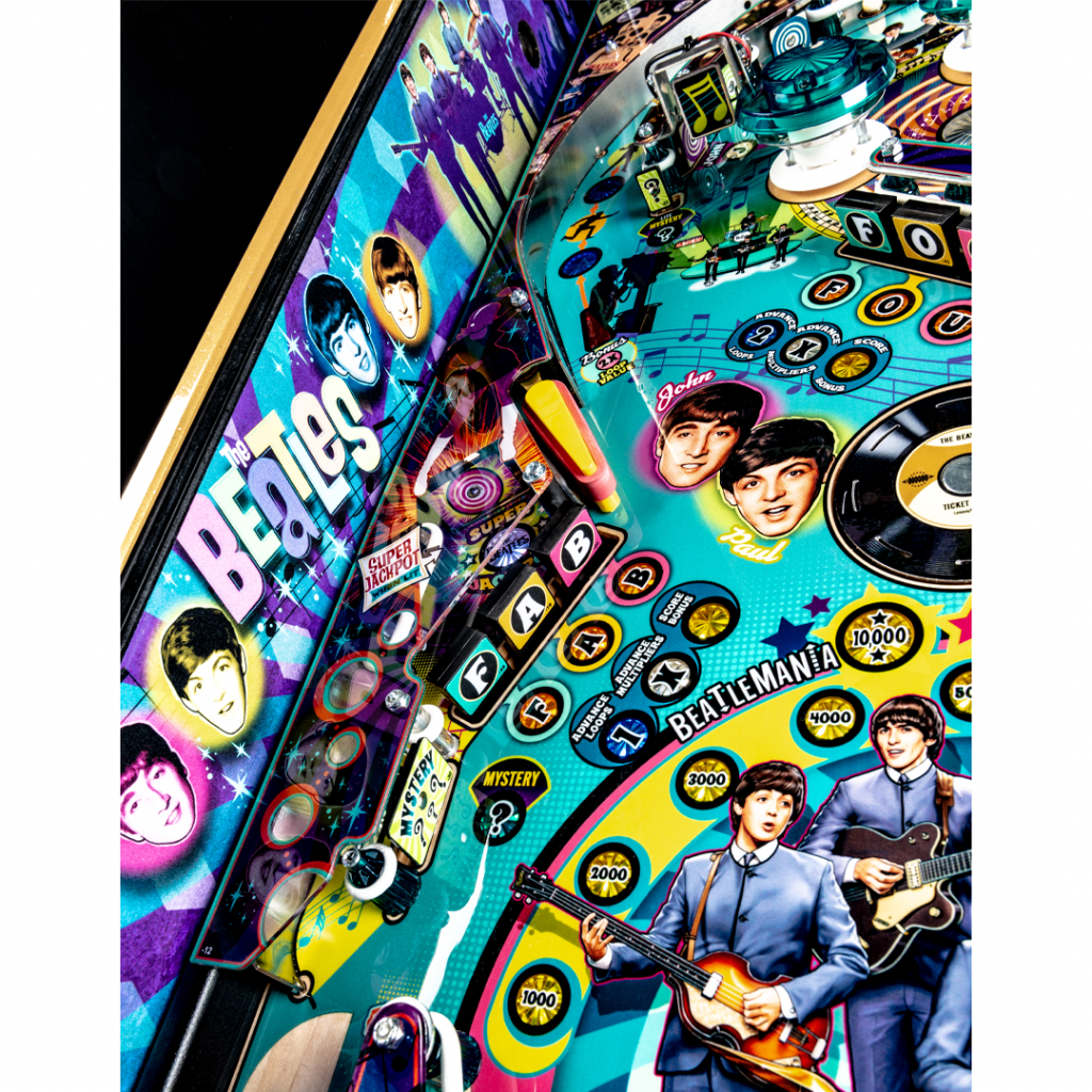 The Beatles (Gold) Pinball Machine | The Men's Cave Official Website