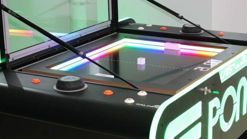 Atari Pong Arcade Table | The Men's Cave Official Website