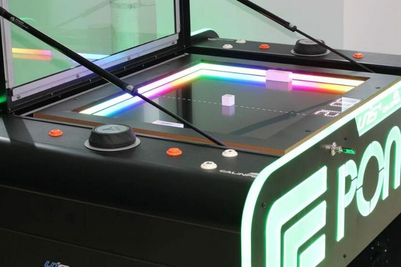 Atari Pong Arcade Table | The Men's Cave Official Website