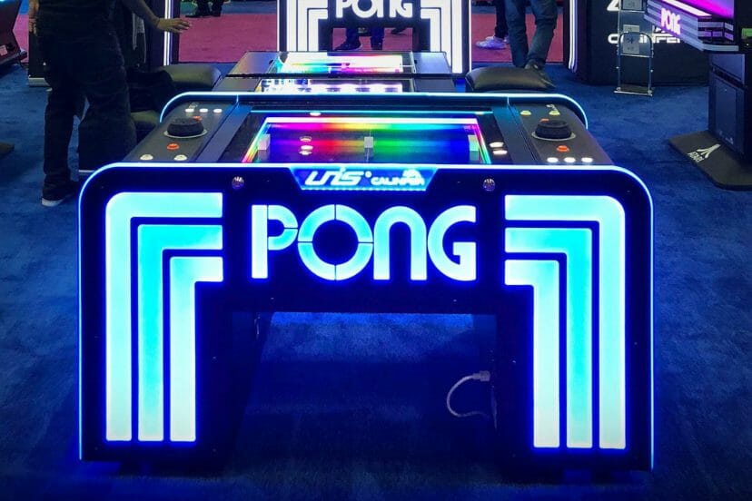 Atari Pong Arcade Table | The Men's Cave Official Website