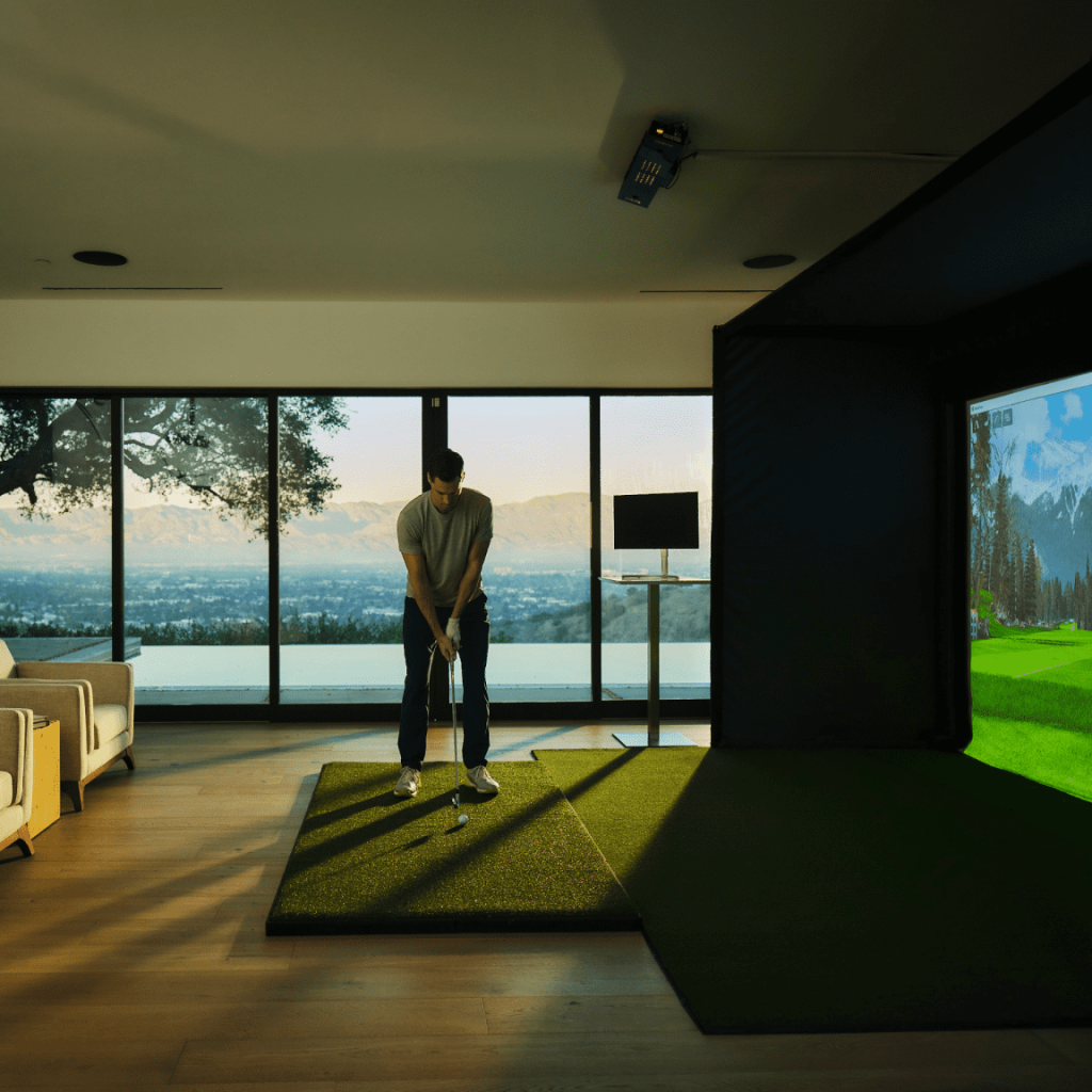 EYE XO 2 Golf Simulator | The Men's Cave Official Website